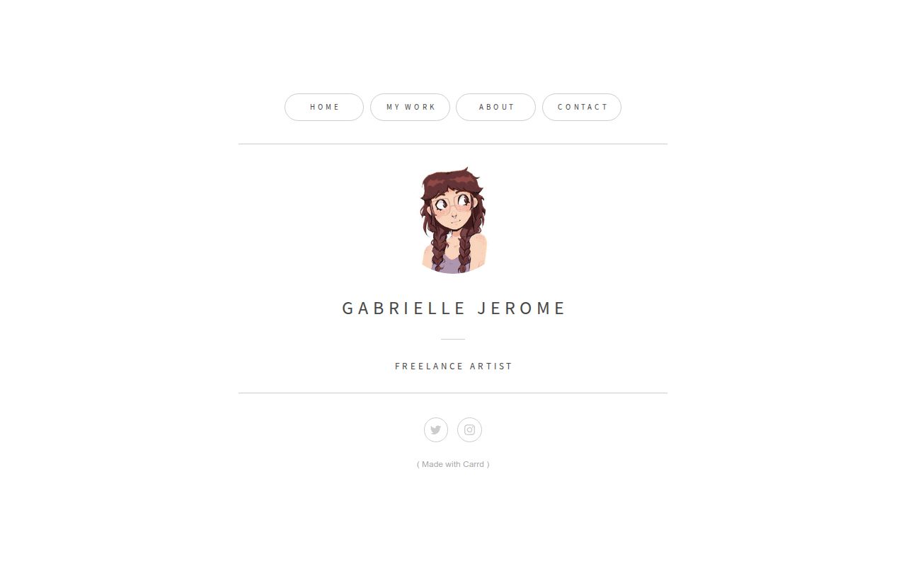 Gabrielle Jerome's portfolio